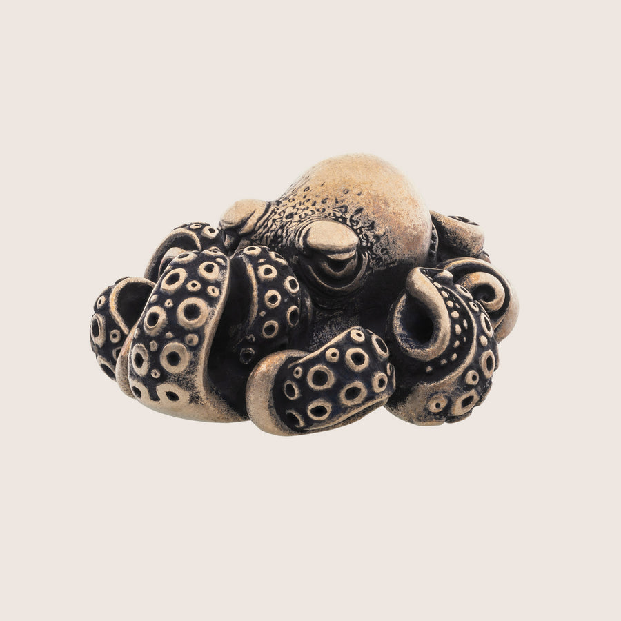 Octupus Bronze Figurine Miniature