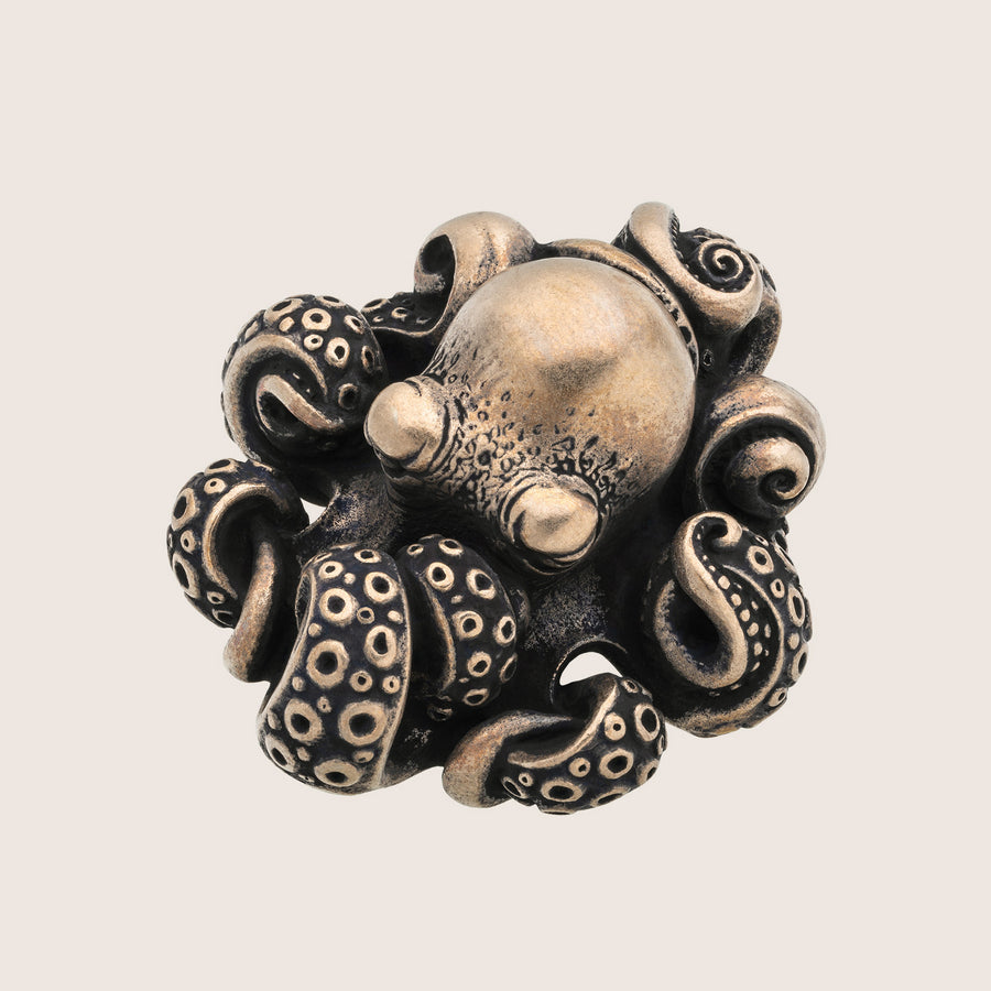 Octupus Bronze Figurine Miniature