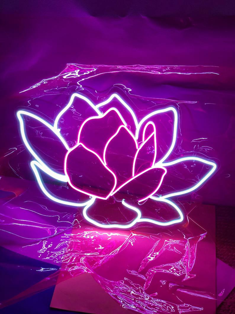Neon sign Flower